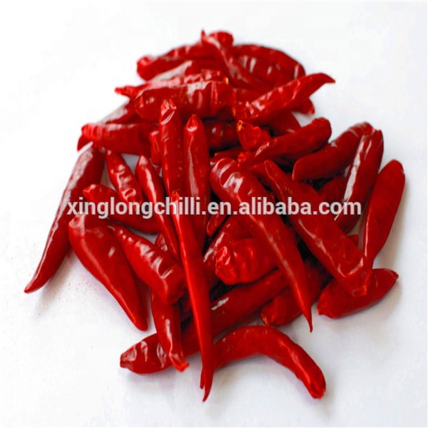 Edible Tianjin Red Chiles New Crop Stemmed Dried Arbol Chili Peppers